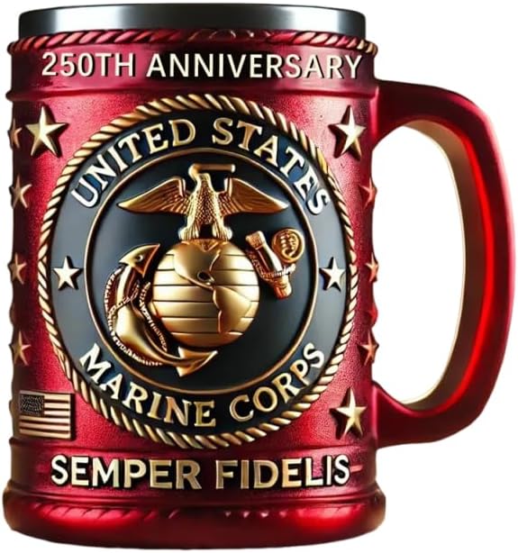 Amazon.com: United States Marine Corps Relief 3D Ceramic Coffee Mug ...