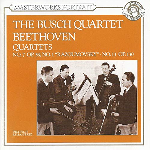 Beethoven;String Quartets: Busch Quartet: Amazon.in: Music}