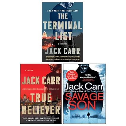 Amazon.co.jp: James Reece Series 3 Books Collection Set By Jack Carr (The Terminal List, True ...