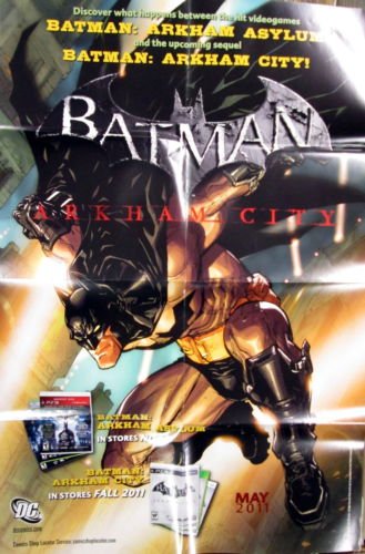 Amazon.com: DC Comics Batman Arkham City Folded Promo Poster (22 X 34 ...