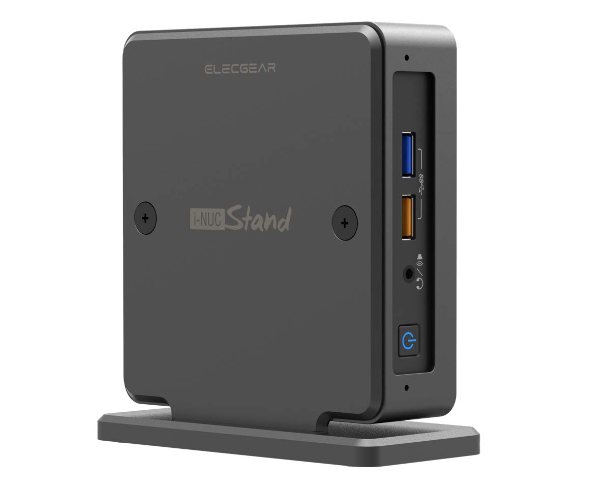 ElecGear iNUC-K Vertical Stand for Intel NUC Mini PC, Aluminum Cooling ...
