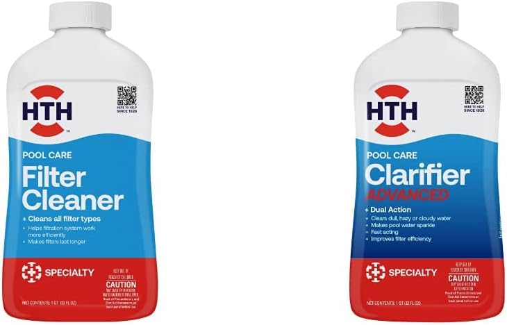 Amazon.com : HTH Swimming Pool Care Filter Cleaner and Clarifier for ...