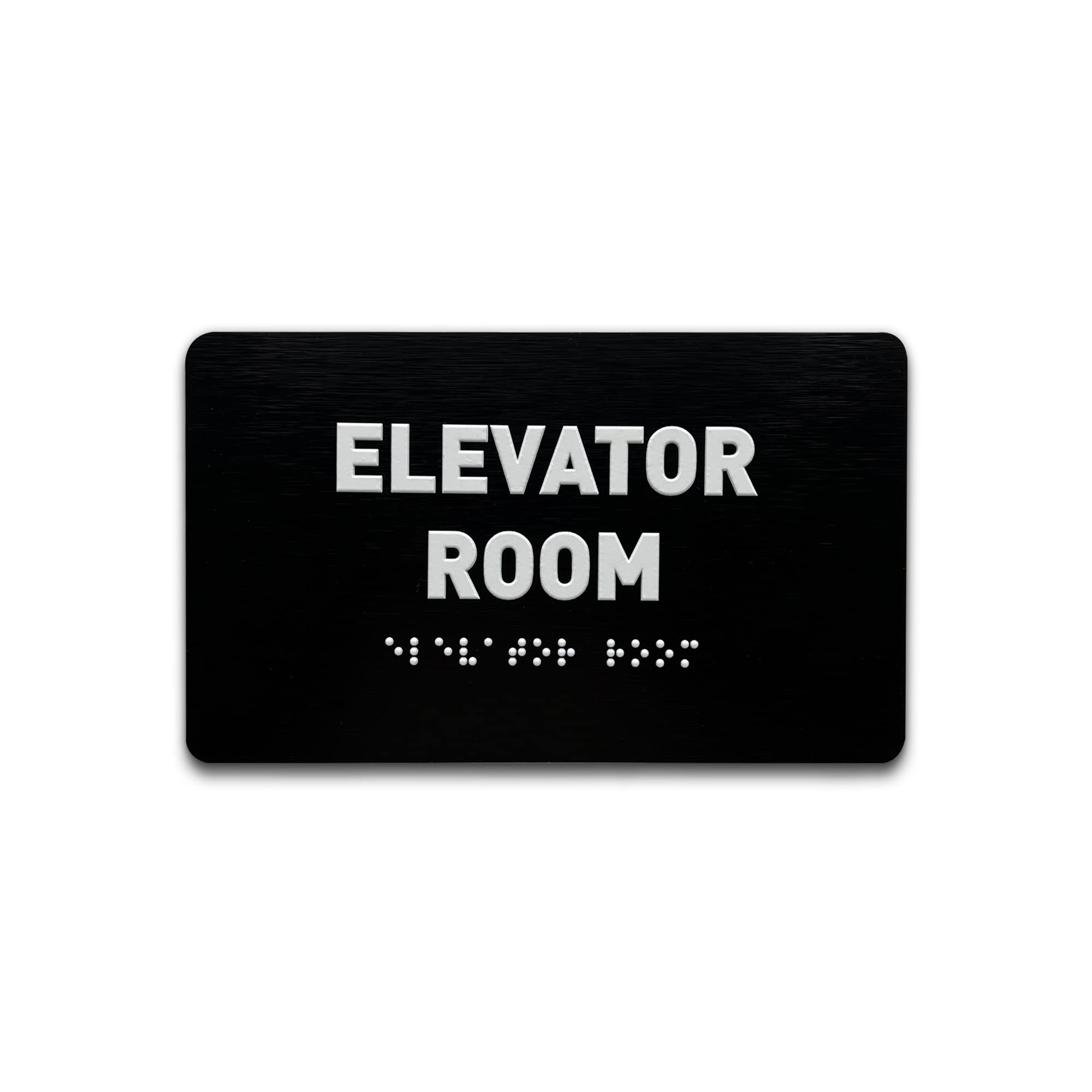 Buy Elevator Room Sign - ADA Compliant Utility Sign, Raised Letters ...