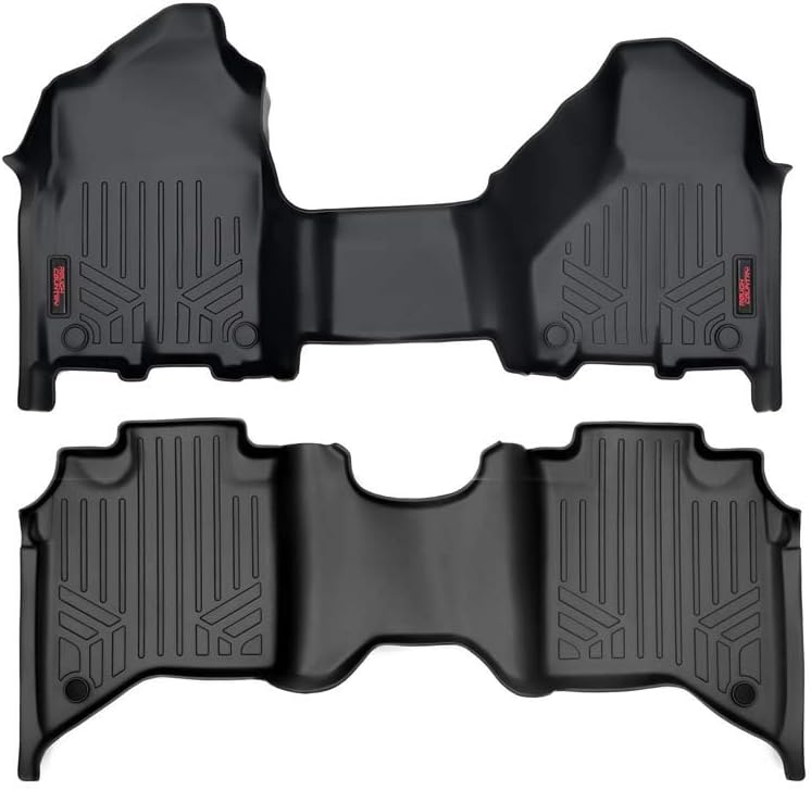 Amazon.com: Rough Country All Weather Floor Mats Set for Dodge Ram 1500 ...