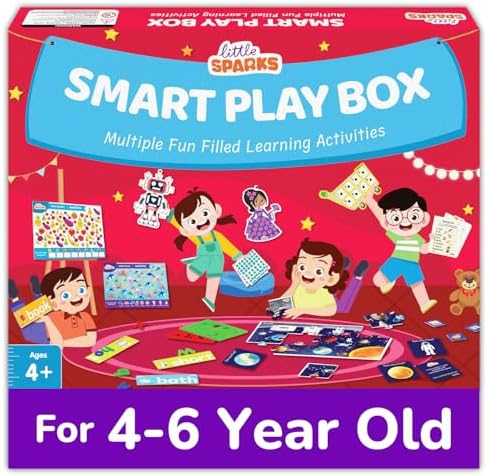 Smartivity 5-in-1 Montessori Play Box Kids 4-6 Years | 5 Educational ...