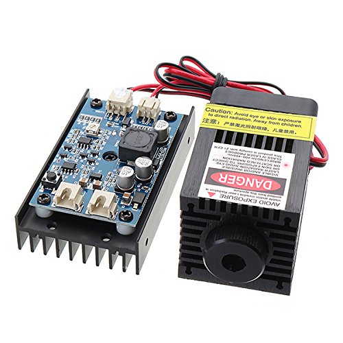 EleksMaker LA03-3500 450nm 3.5W Blue Laser Module With TTL Modulation ...