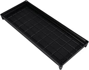 Amazon.com: GANAZONO Rectangular Plastic Drainage Planter Tray Round ...