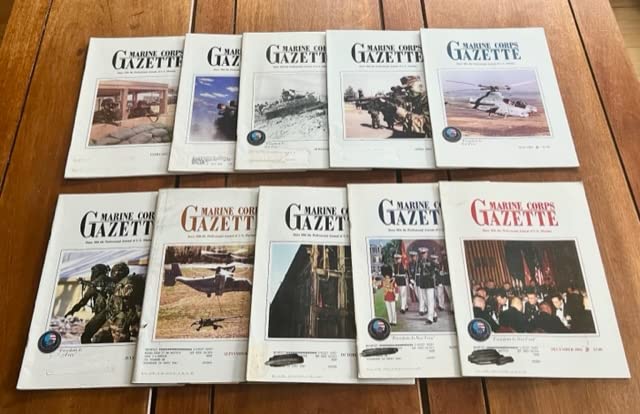 Marine Corps Gazette Magazine 10 Issue Set: Feb 2000, Apr 2000, Sep ...