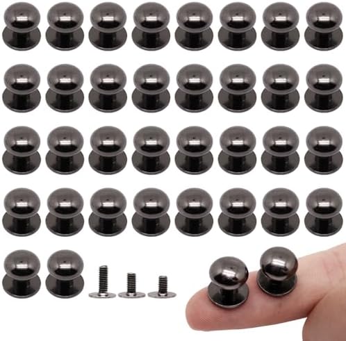 Antrader Mini Box Cabinet Knob Metal Round Head Pull Handle Knobs for ...