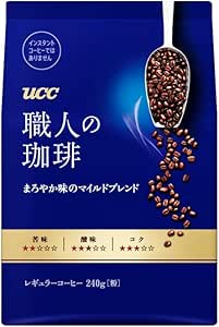 Amazon | UCC 職人の珈琲まろやか味のマイルドブレンド 240g | UCC | 焙煎 通販