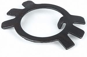 Amazon.co.jp: ロックガスケットスペーサー GB858 M10 M12 M14 M16-M60 黒炭素鋼ロックワッシャー スロット付き丸ナット用止めワッシャー (Color ...