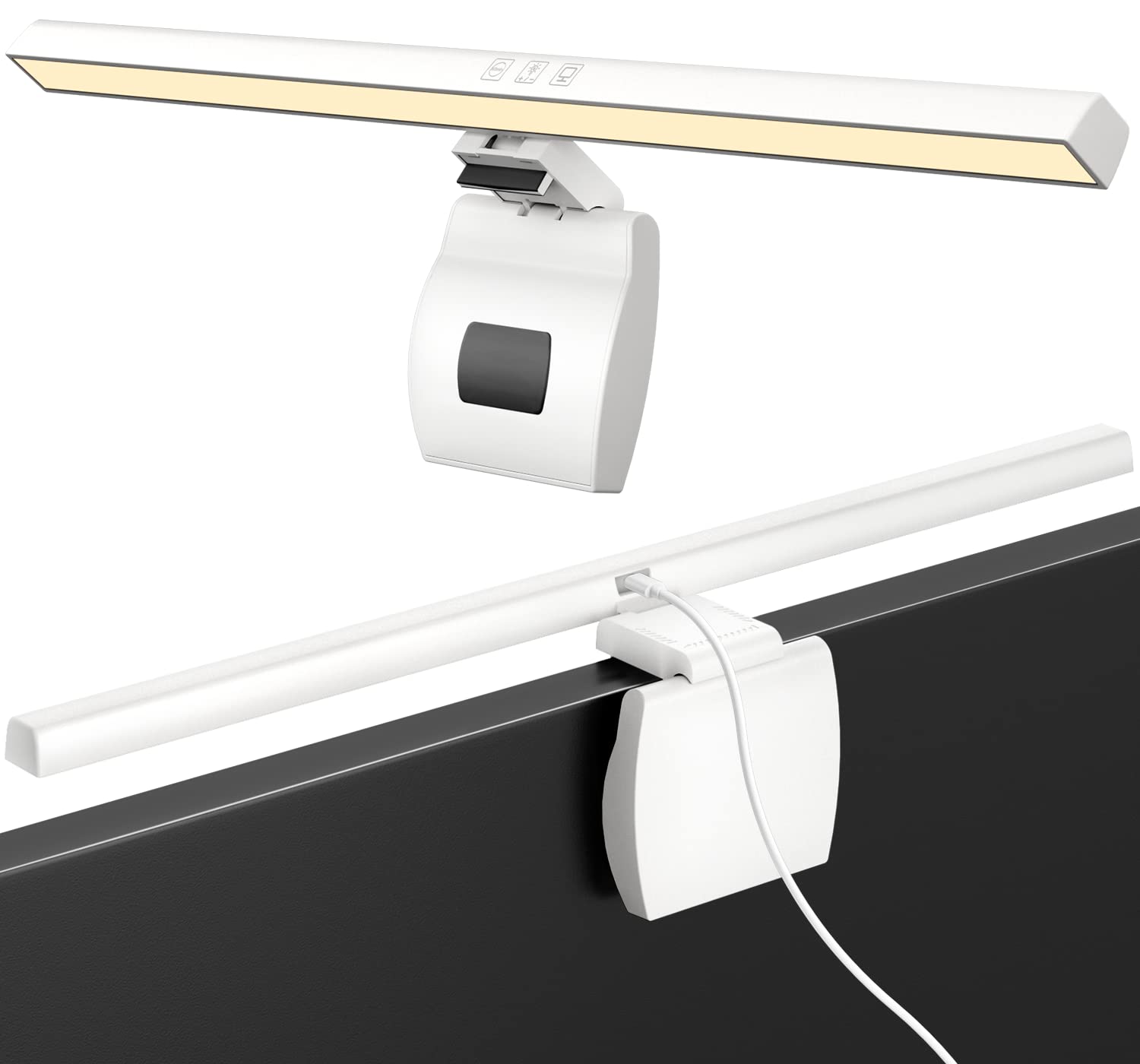 Kaulsoue Monitor Light Bar, Ultra-Wide 19.69" Screen Light Bar with ...