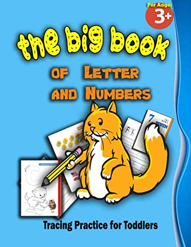 Buy The Big Book of Letter and Numbers Tracing Practice for Toddlers ...