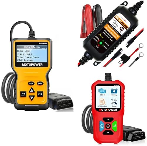 Amazon.com: MOTOPOWER Vehicle Diagnostic Tool and Battery Charger ...