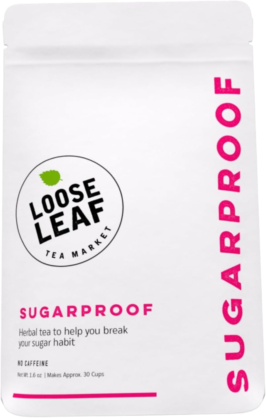 Amazon.com : Loose Leaf Market Sugarproof TEA - Drink, 1 Bag - Caffeine ...