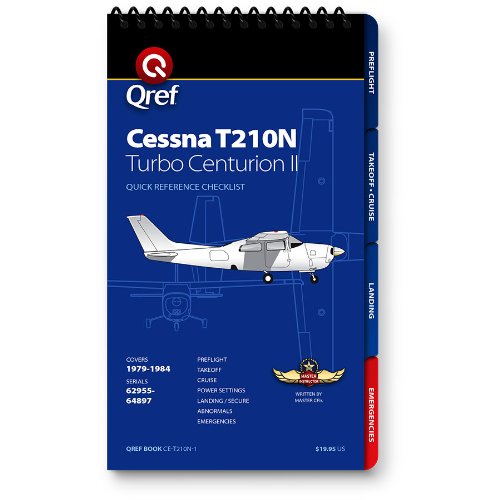 Cessna 210N Turbo Qref Checklist Book | Amazon.com.br