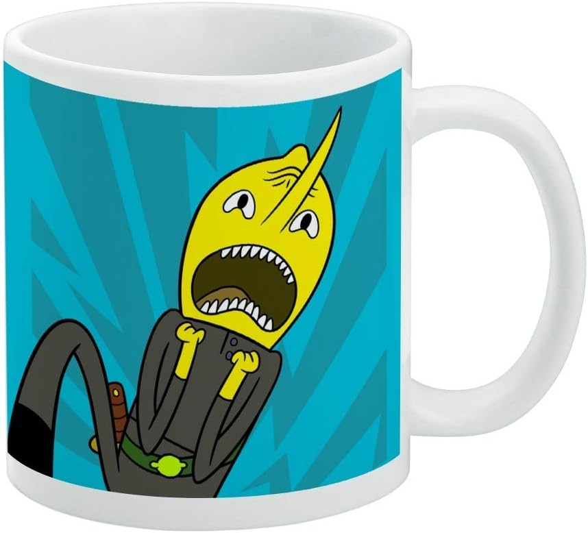 Amazon.com | Adventure Time Lemongrab Unacceptable Ceramic Coffee Mug ...