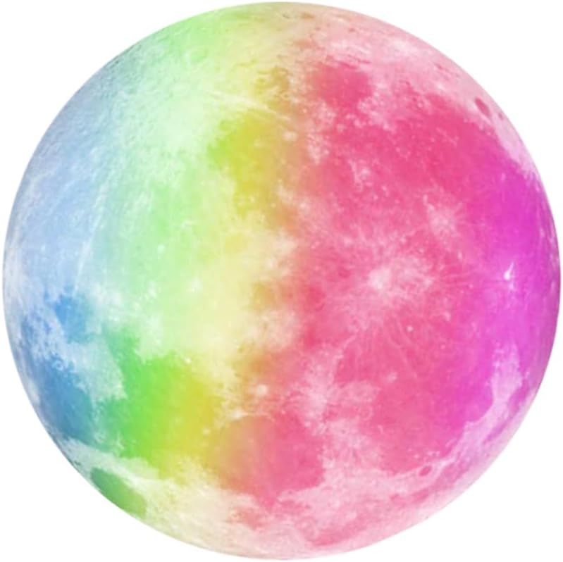 Amazon.com: TOYANDONA Fluorescent Moon for Ceiling Luminous?Wall ...