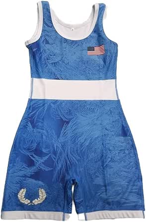 Amazon.com: Athena Wrestling - Ice Womens/Girls Freestyle Singlet ...