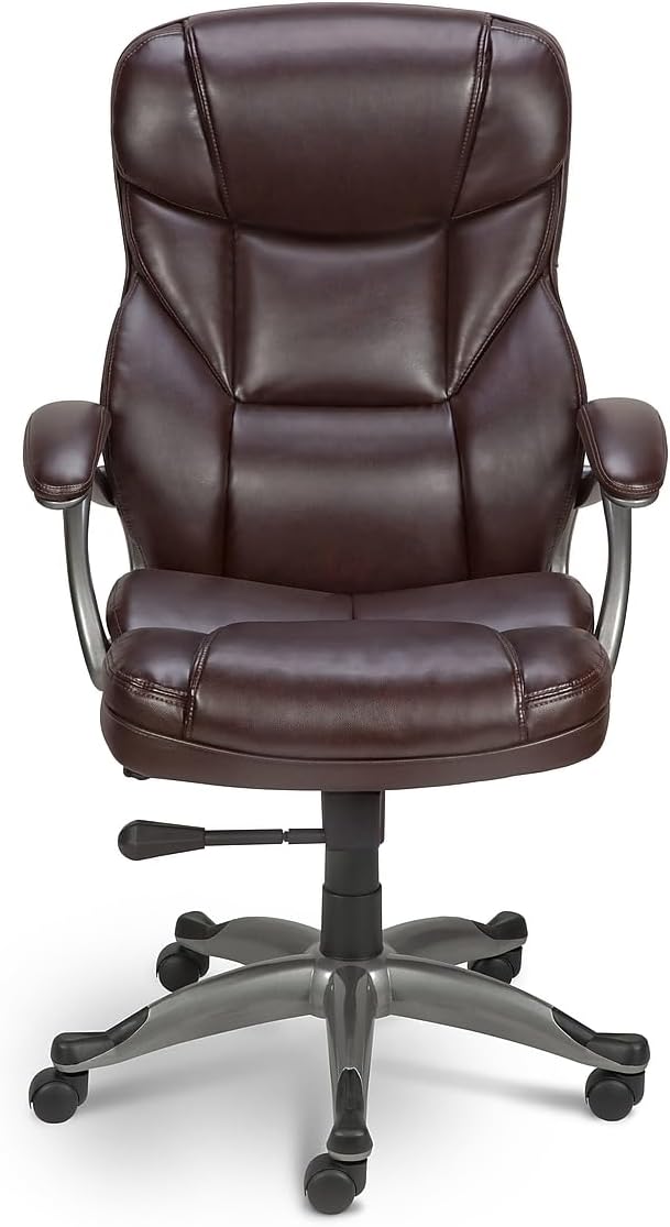 Amazon.com: STAPLES 416523 Osgood Bonded Leather High-Back Manager'S ...