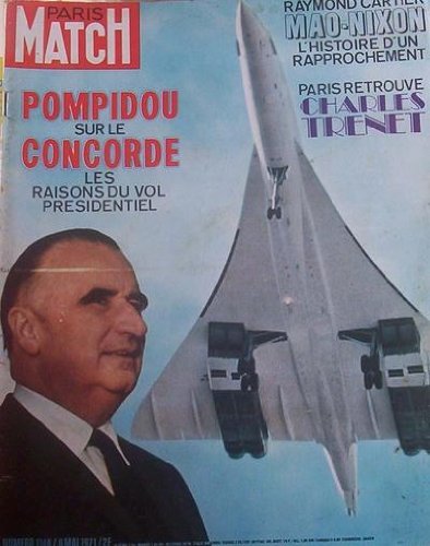 Amazon.fr - PARIS MATCH - POMPIDOU SUR LE CONCORDE - 1148 - PARIS MATCH ...