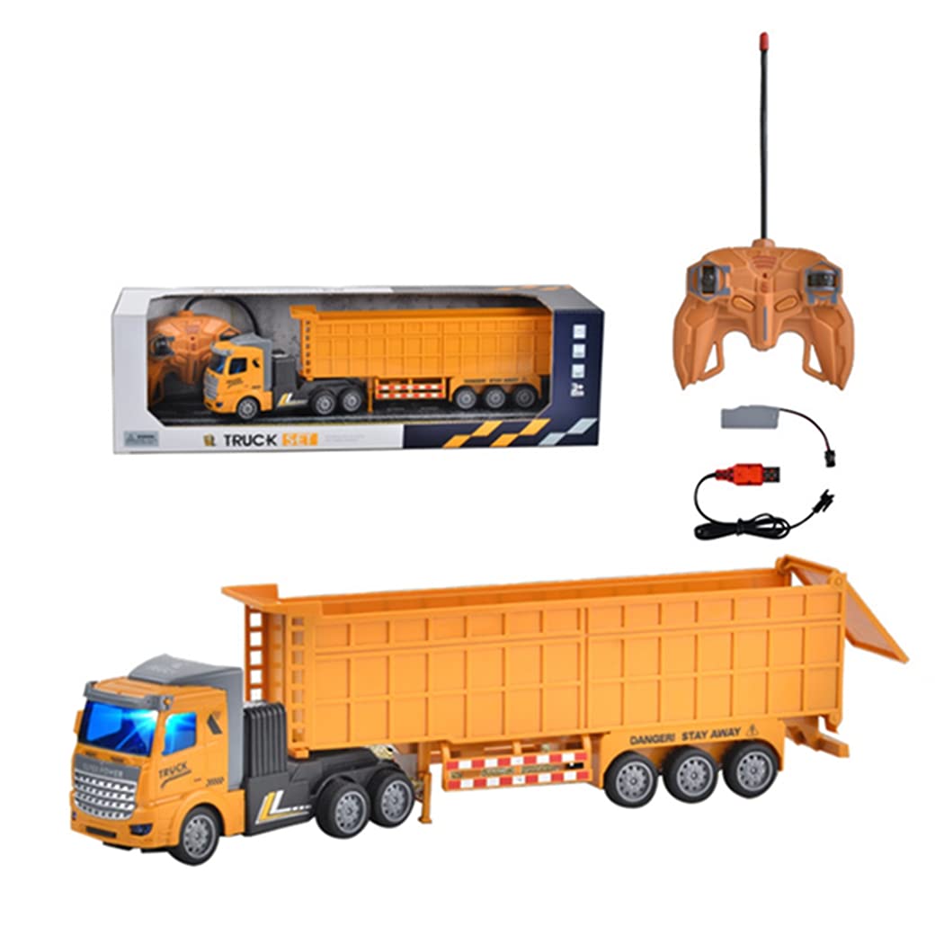 Dorakitten Kids Remote Control Engineering Car Set Interactive Electric ...