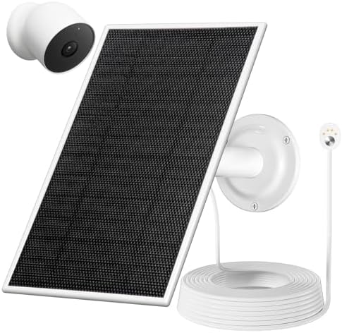 Amazon.com : Solar Panel for Google Nest Camera, Upgraded Solar Power ...