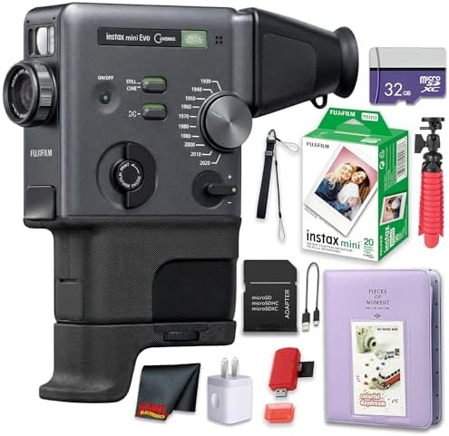 Amazon.com : FUJIFILM instax mini Evo Cinema Hybrid Instant Camera ...