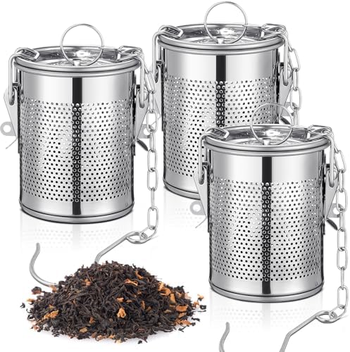 Amazon.com: Teenyyou 3 Pcs Large Tea Infuser for Loose Leaf, 304 ...