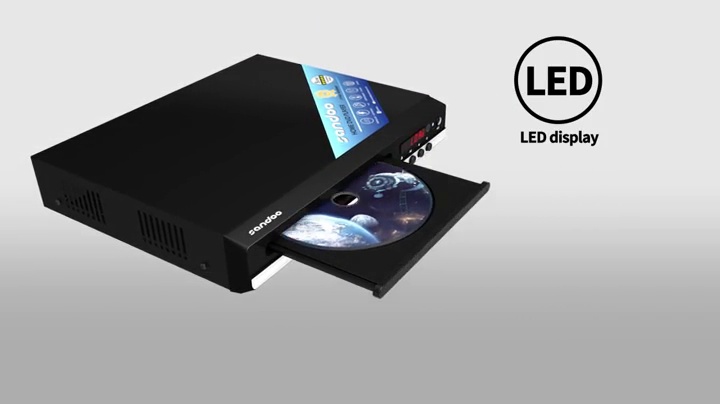 Watch Sandoo DVD Player for TV, MP2206, with HDMI Cable Included, Multi-Format Region Free DVD ...