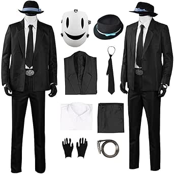 Amazon.com: High Rise Invasion Cosplay Costume Suit Sniper Mask Uniform ...