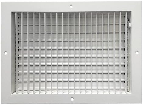 Shoemaker 950-14X12 14"x12" Adjustable Wall Diffuser - White - Heating ...