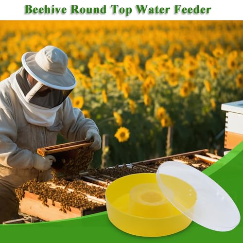 Snapklik.com : Bee Water Feeder, Bee Rapid Feeder Round Beehive Top ...
