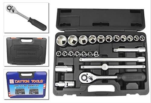 Dayton 25pcs 1/2" Dr. Socket set : Amazon.in: Home Improvement