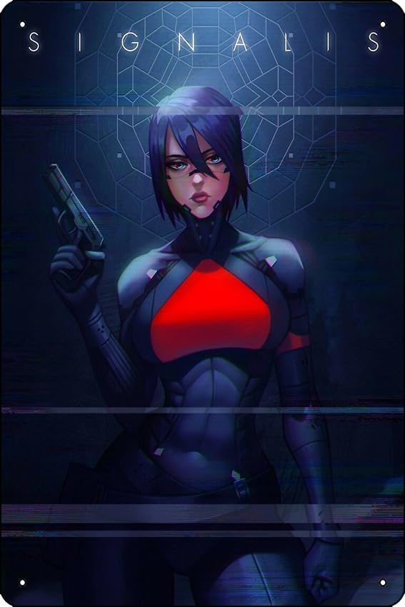 signalis game falke Poster 8 x 12 Inch Funny Metal Tin Sign Game Room ...