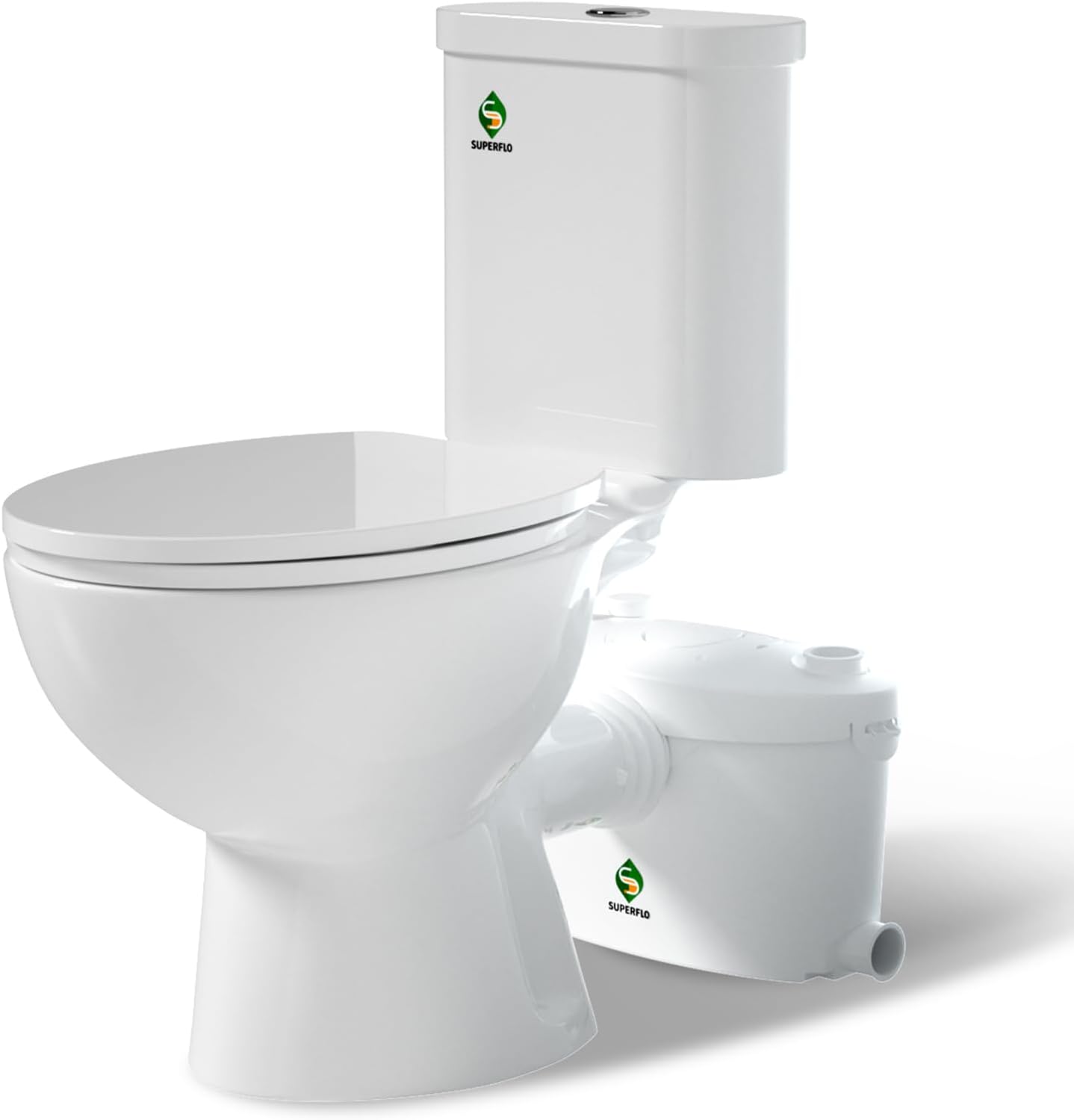 Saniflo SaniPLUS: Macerating Upflush Toilet Kit (with Standard Bowl ...