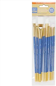 Amazon.com: Brushes White Synthetic Fundamentals by Artist's Loft