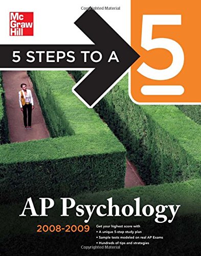 Amazon.com: 5 Steps to a 5 AP Psychology, 2008-2009 Edition (5 Steps to ...