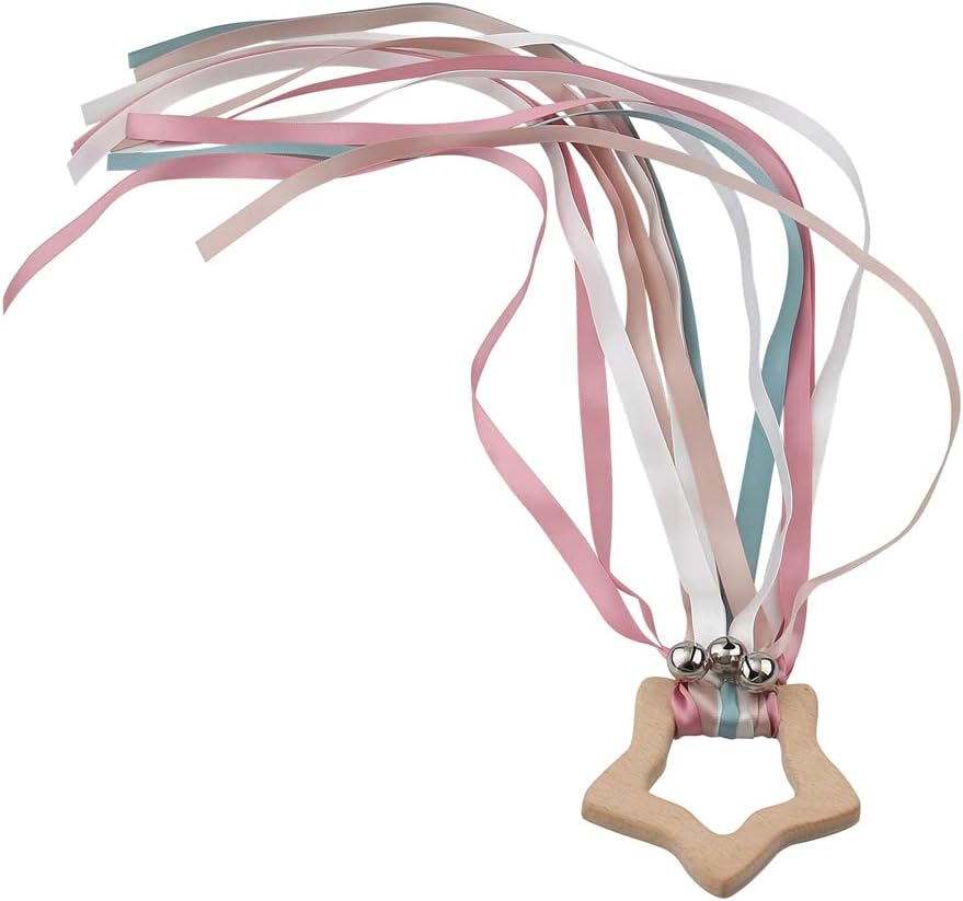 FEYLIE Rainbow Ribbon Hand Kite Colorful Wind Wand Sensory Toy With ...