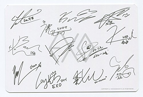 Exo Members Signature