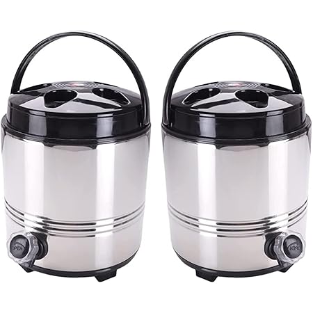 LITEWONDER KITCHEN Stainless Steel Travel Water Jug/Mayur Jug I PU ...