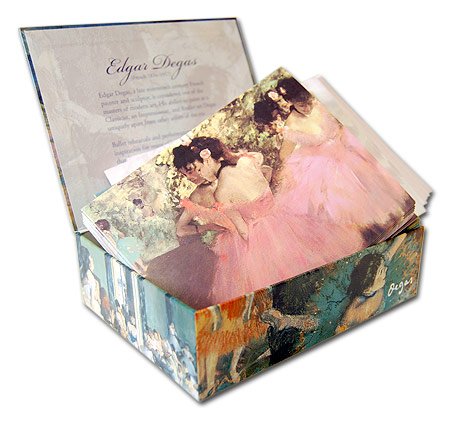 Edgar Degas - Box Set of 20 Assorted Note Cards and Patterned Envelopes ...