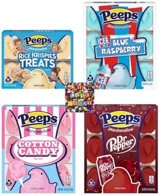 Amazon.com: Peeps Marshmallows Easter Candy Variety Pack Bundle with ...