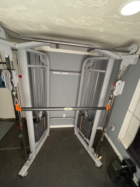 Hog Legs 42" Dual Cable Machine Barbell Standard 1-1/4" Round : Amazon ...