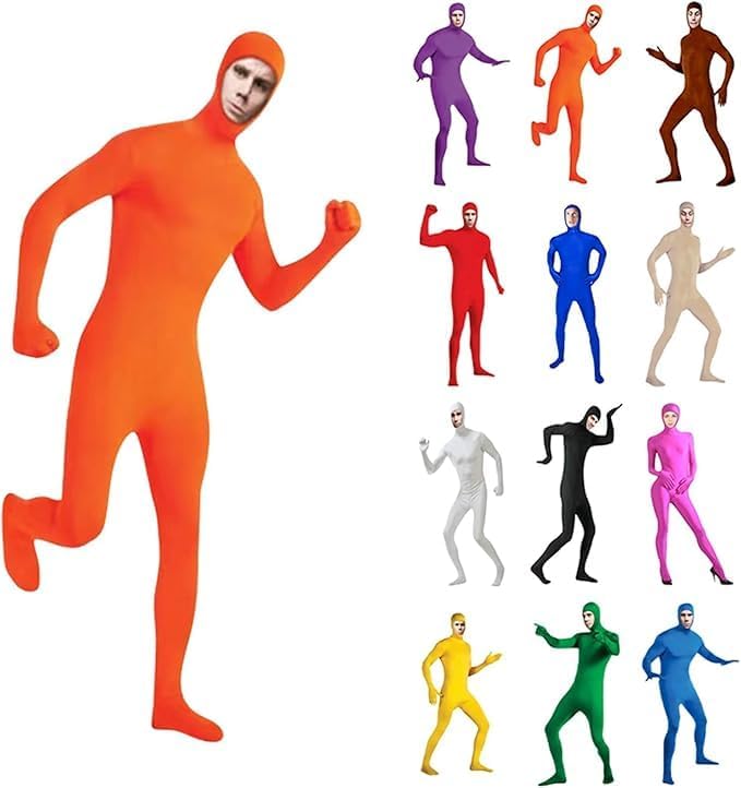 Generisch Halloween full-body pak, jumpsuit greenscreen pak, uniseks ...