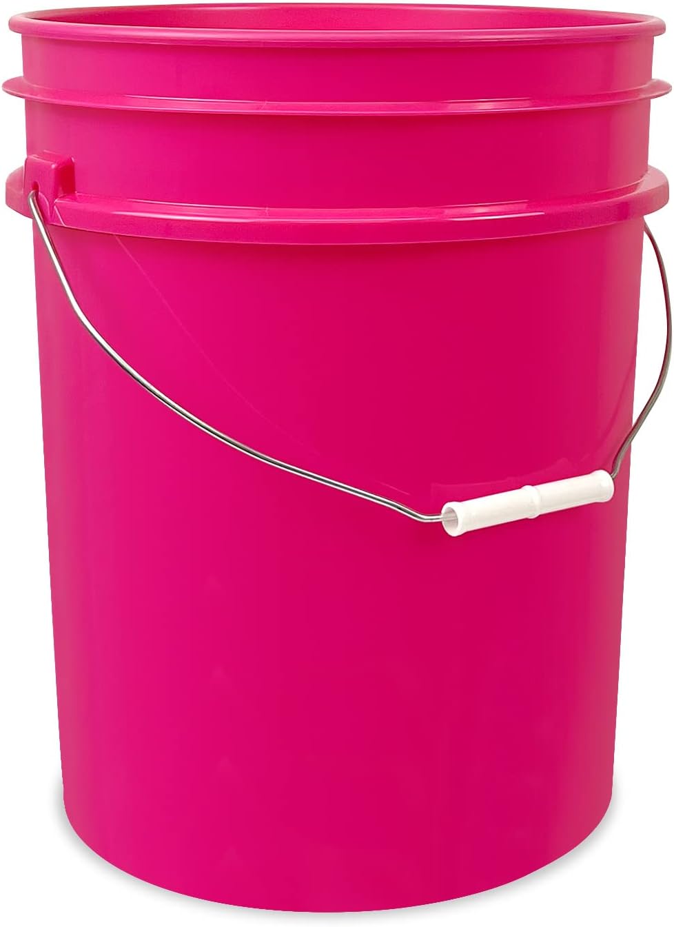 Amazon.com: ePackageSupply 5 Gallon Pink Plastic Bucket Only - Durable ...