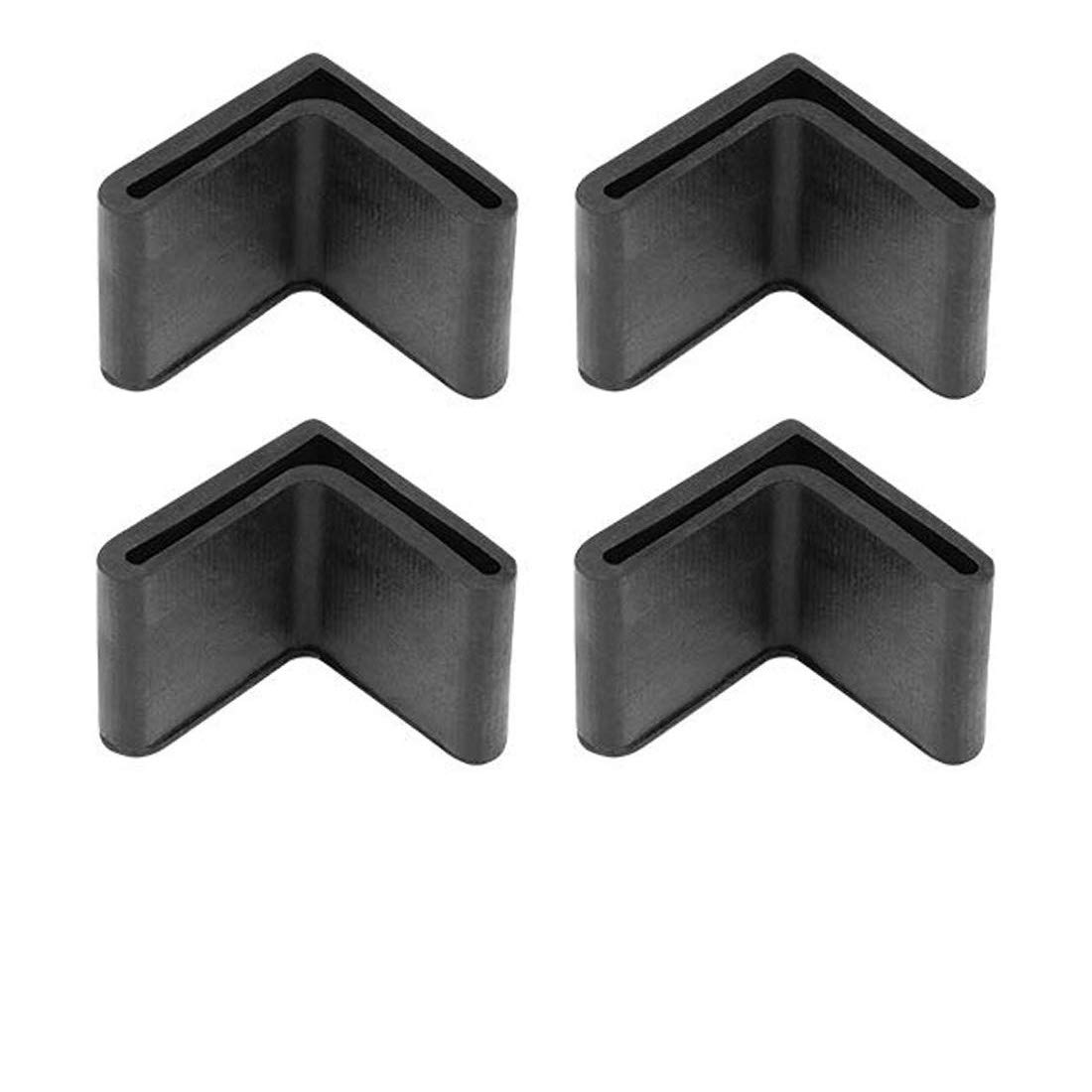 Higomall Angle Iron End Cap 35mm x 35mm Angle Foot Rubber Cover ...