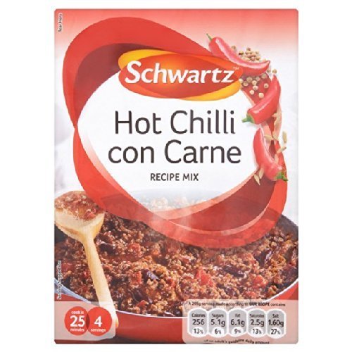 Amazon.com : Schwartz Chilli Con Carne Mix - 41g : Grocery & Gourmet Food