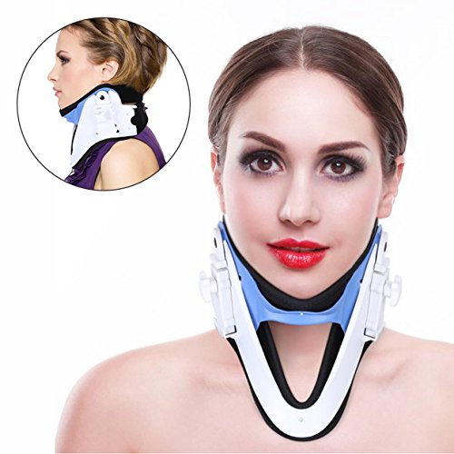 Cervical Traction Fixation Adjustable Neck Support for Neck Pain ...