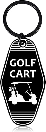 Golf Cart Keychain,Motel Keychain,Golf Key Chain,Retro Keychain,Cool ...